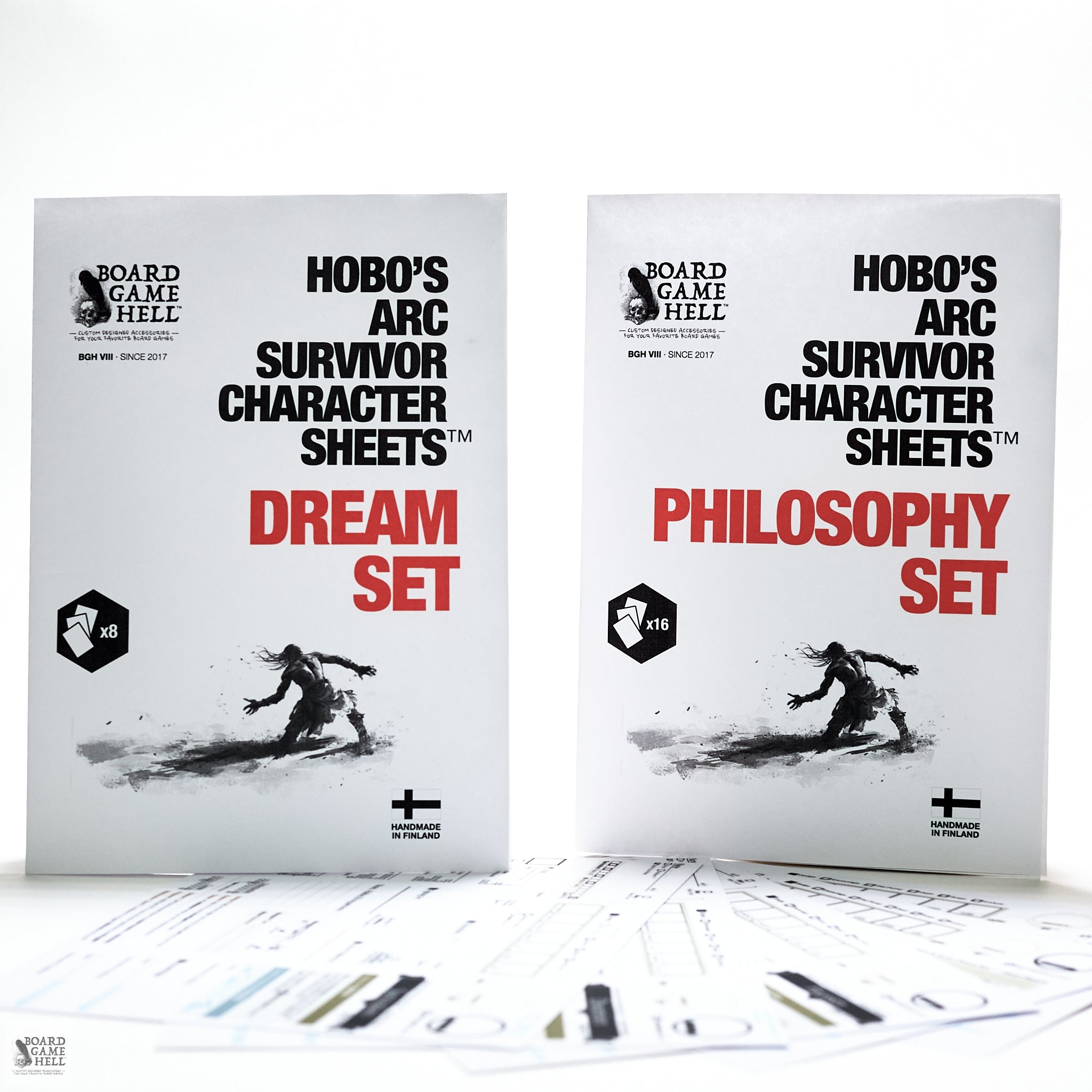 Hobo’s Deluxe Character Sheets™ for Kingdom Death – Board Game Hell