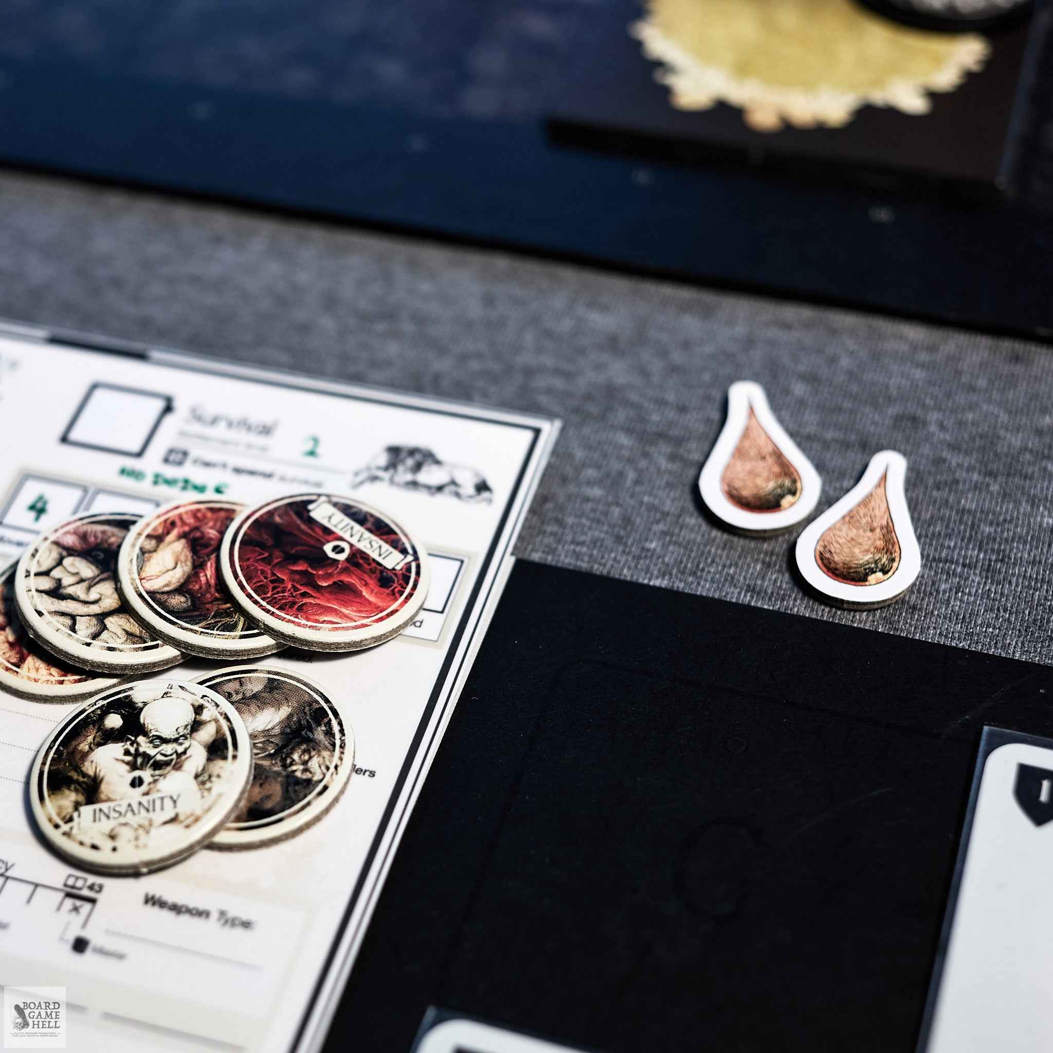 BGH Insanity Tokens™ Set (x12) for Kingdom Death: Monster – Board Game Hell