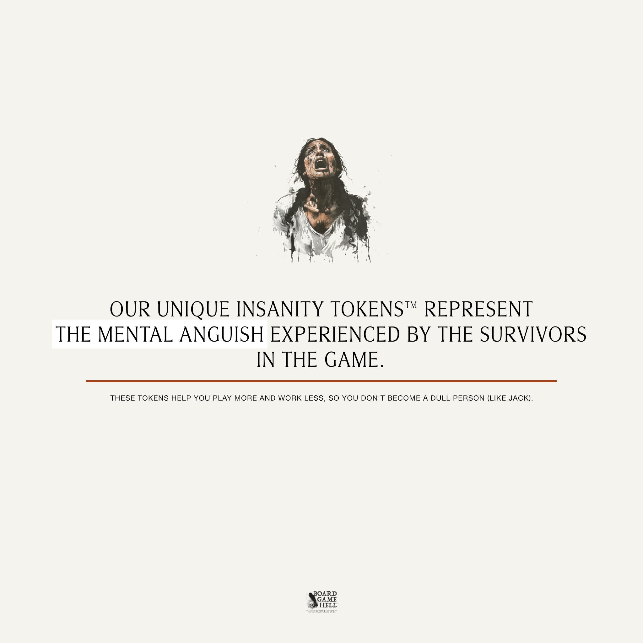BGH Insanity Tokens™ Set (x12) for Kingdom Death: Monster - Board Game Hell